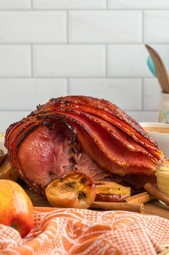 Apple Cider Glazed Ham - Cooked by Julie