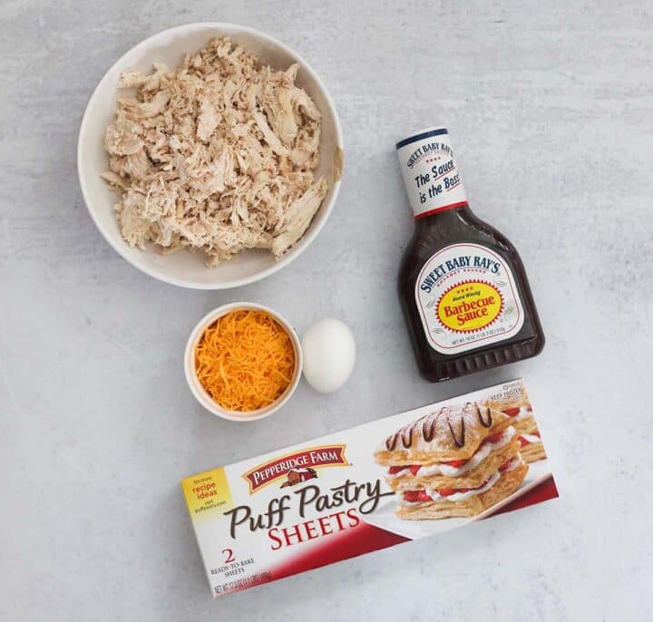 BBQ Chicken Pastry Puffs - Cooked by Julie