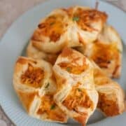 BBQ Chicken Pastry Puffs - Cooked by Julie