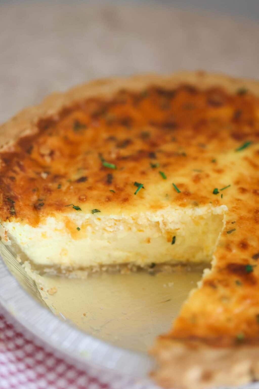 Three Cheese Quiche - Cooked by Julie