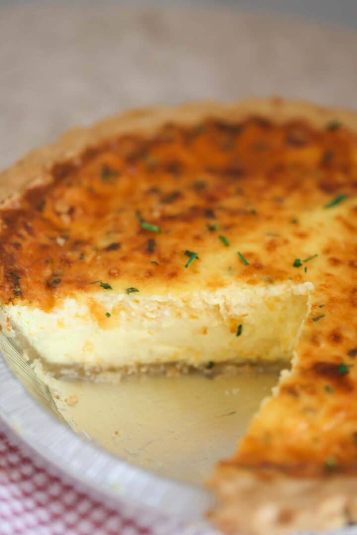Three Cheese Quiche - Cooked by Julie