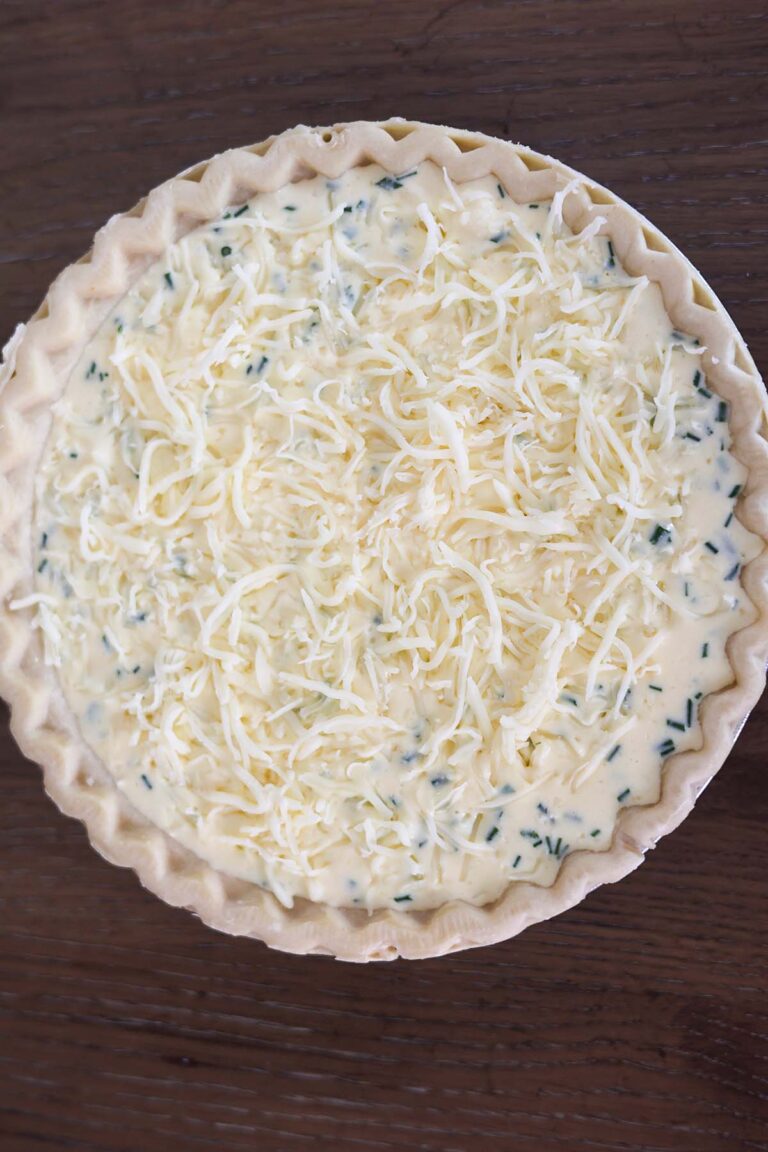 Three Cheese Quiche - Cooked by Julie