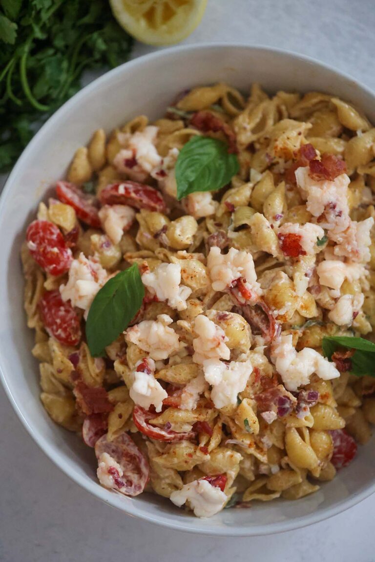 Lobster Pasta Salad - Cooked by Julie