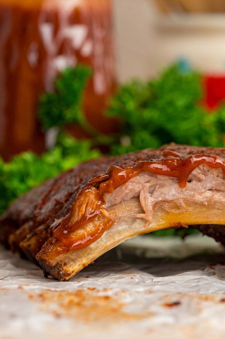 Oven Baked BBQ Ribs - Cooked by Julie